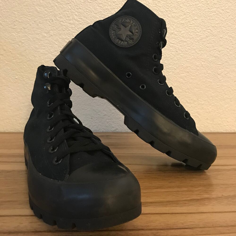 Converse Chuck Taylor Canvas Lugged Lift High Top Sne… - Gem